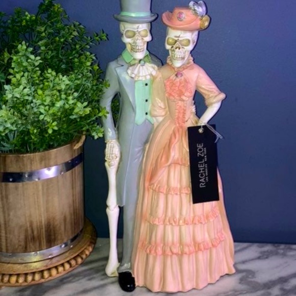 Rachel Zoe | Holiday | New Halloween Pastel Skeleton Groom And Bride 7 ...